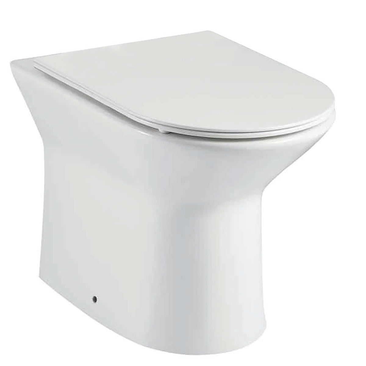 Middleton Rimless WC BTW Toilet with Soft Close Slim Seat – Bathrooms ...